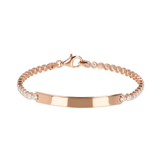Bronzeallure Tennis Bracelet With Plate – The Vault Jewelry Halifax