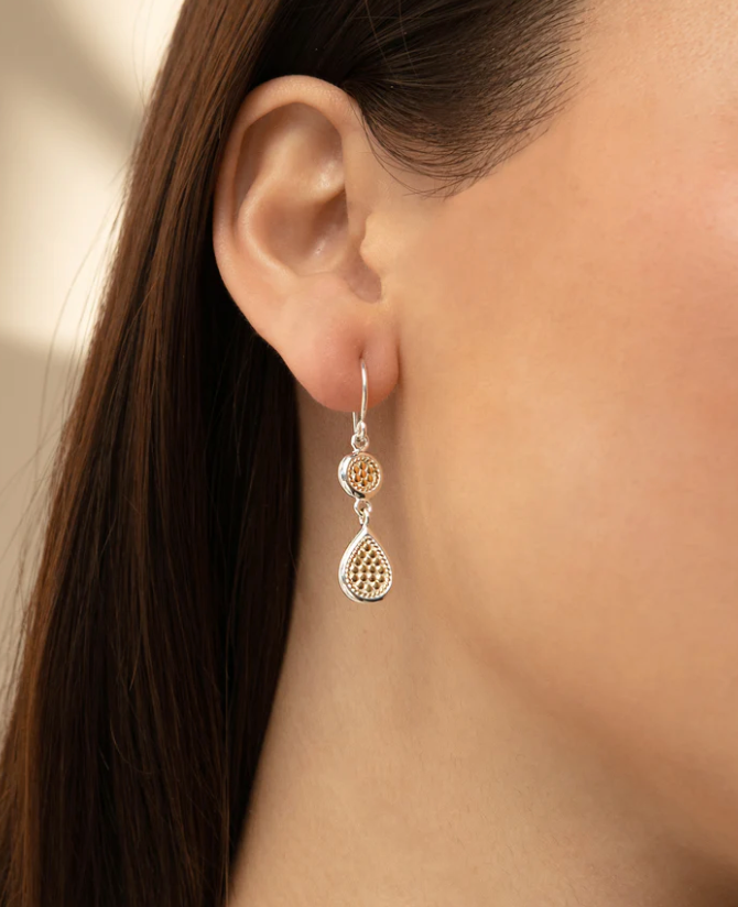 Anna Beck Circle Tear Double Drop Earrings – The Vault Jewelry Halifax